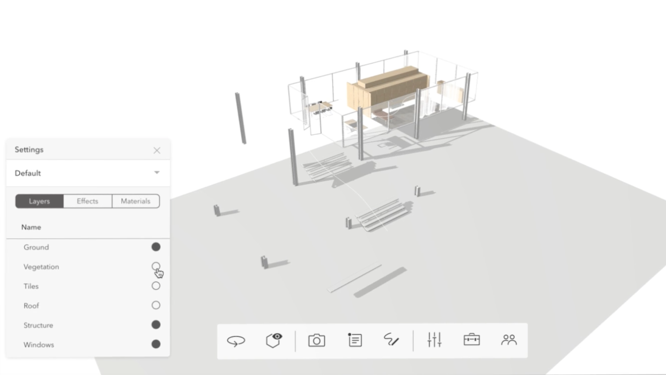 Using Layers in Modelo to Prepare Alternate Design Options
